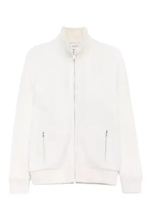 D4.0 Cashmere Zip-up Cardigan - White