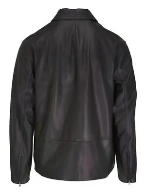 Vince Leather Jacket - Black