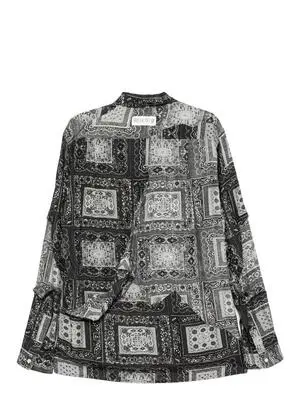 MOSTLY HEARD RARELY SEEN Paisley Cut Me Up Shirt - Grey