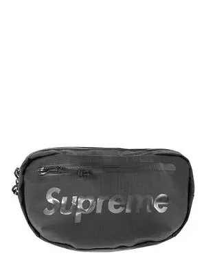 Supreme Logo Print Waist Bag - Black