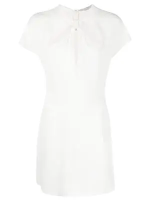 Stella McCartney Cut-out Detail Minidress - Neutrals