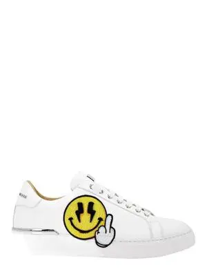 PHILIPP PLEIN Philipp Plein Lo-Top Sneakers With Graphic Embellishment