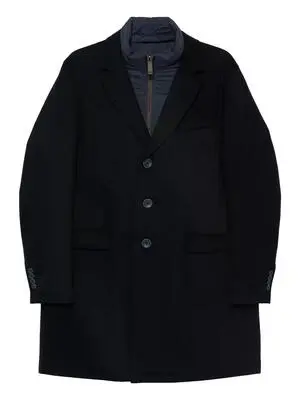 Herno Virgin Wool Coat - Blue