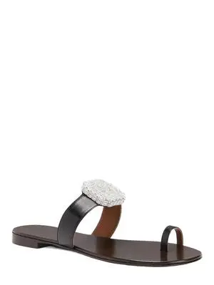 GIUSEPPE ZANOTTI Blahir Crystal Embellished Sandals - Black