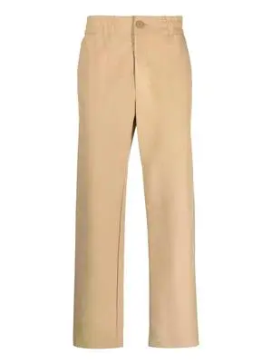 VERSACE Versace Jeans Couture Logo Patch Straight-Leg Trousers