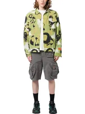 Heron Preston Cotton-blend Cargo Shorts - Grey