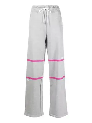 Gcds Logo Print Track Pants - Grey