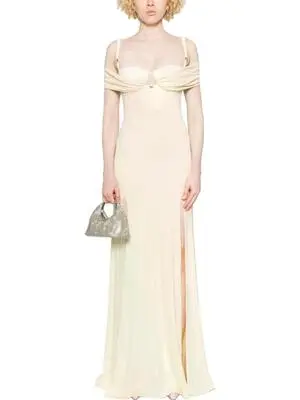 Elisabetta Franchi Bustier-style Gown - Yellow