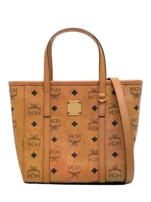 Mcm Mini Aren Tote Bag - Brown
