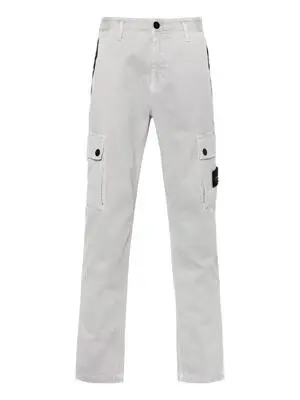 Stone Island Compass Badge Slim Cargo Pants - Grey