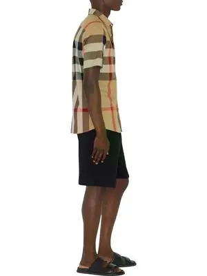 Burberry Checkered Short-sleeved Shirt - Neutrals