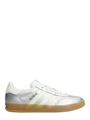 Adidas Adidas Gazelle Indoor Leather Sneakers Silver