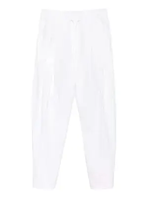 JIL SANDER Jil Sander Pleated Cotton Trousers White