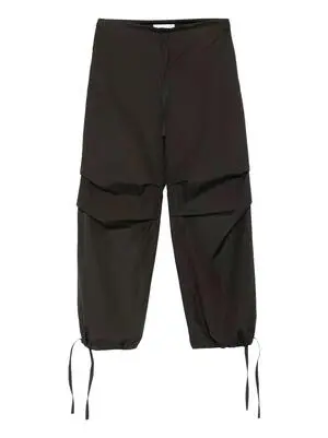ALFIE The Grace Trousers With Drawstring Hem - Brown