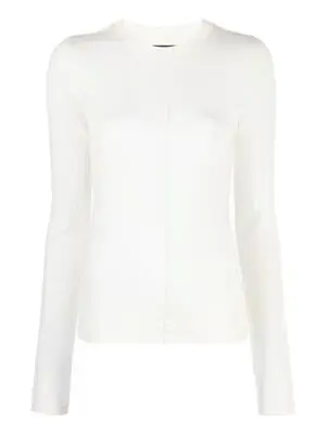 Amiri Distressed Cashmere Crew Neck Jumper - Neutrals