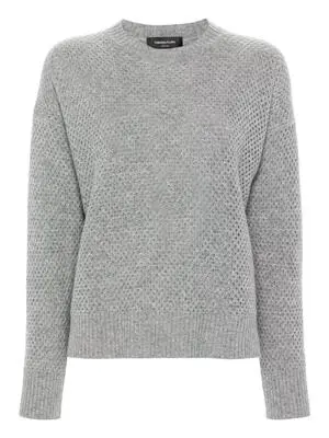 Fabiana Filippi Honeycomb Knit Sweater - Grey