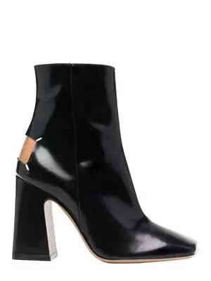 MAISON MARGIELA Décortiqué 100mm Four-stitch Boots - Black
