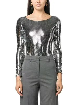 BLANCA VITA Blanca Vita Bromelia Sequin Bodysuit