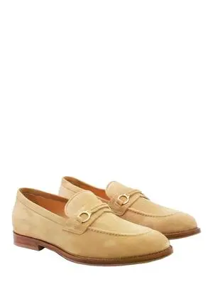 Brunello Cucinelli Suede Loafers - Neutrals