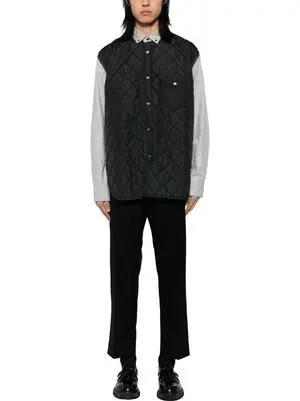 Junya Watanabe Quilted Shirt - Black