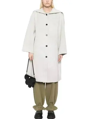 TOUT A COUP Layered Trench Coat - Grey