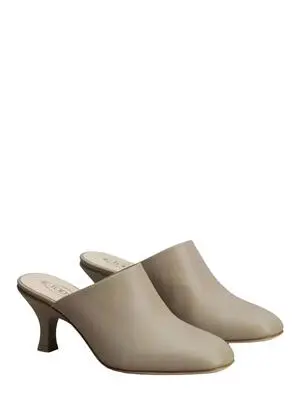 TOD'S 65mm Leather Mules - Neutrals