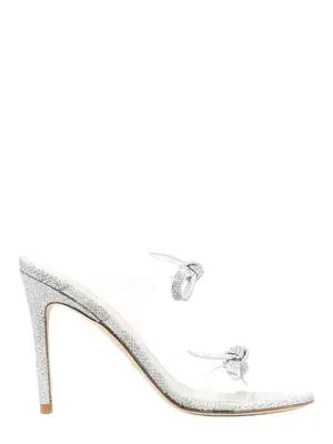 STUART WEITZMAN Embellished Bow Detail High Heel Sandals