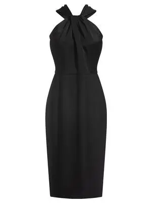 BOSS Sleeveless Halter Neck Dress - Black