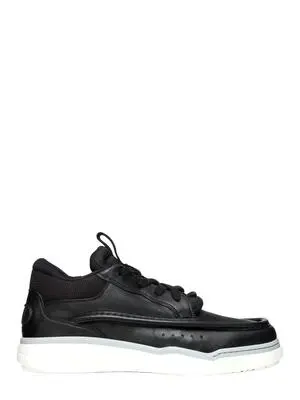 Valentino Garavani Valentino Garavani Black Lambskin Runboot Sneakers Black