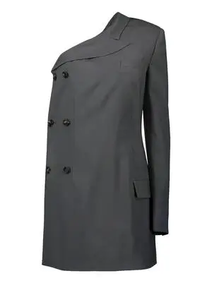 Moschino Asymmetric-sleeve Blazer - Grey