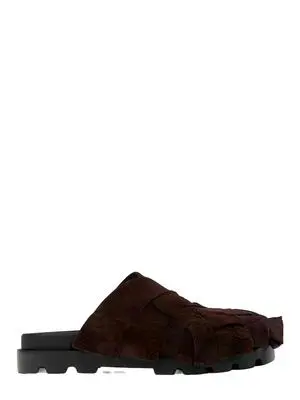 Camper Brutus Woven Slip-on Slippers - Brown