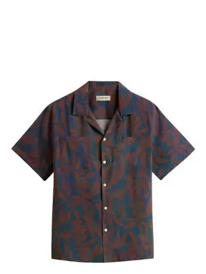 Woolrich Leaf-print Short-sleeve Shirt - Red