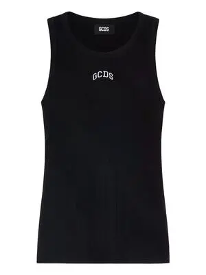 Gcds Logo Print Tank Top - Black