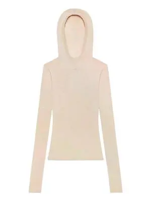 COURREGES Courrèges Hooded Knitted Top