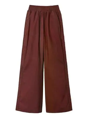 TWINSET TWINSET Embroidered Wide-Leg Trousers