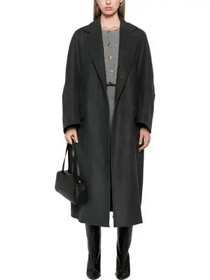 Max Mara Virgin Wool-blend Coat - Grey