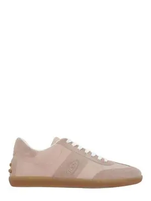 TOD'S Panelled Lace-up Sneakers - Pink