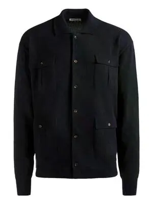 BALLY Bally Logo-Embroidered Cashmere Shirt