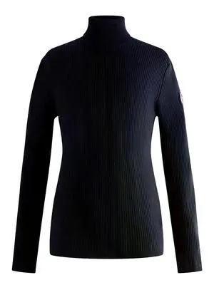 Fusalp Ceillac Ribbed Roll Neck Sweater - Blue