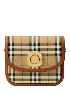 BURBERRY Small Check-Pattern Crossbody Bag