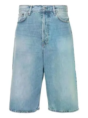 Acne Studios Straight-leg Denim Shorts - Blue