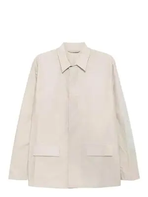 RIER Cotton Shirt Jacket - Grey
