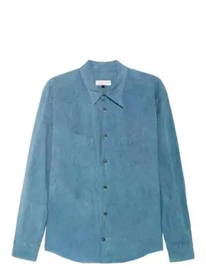 LOÏS DIONISIO Classic-collar Shirt - Blue