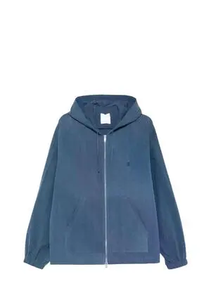 Givenchy 4g-motif Cotton Hoodie - Blue