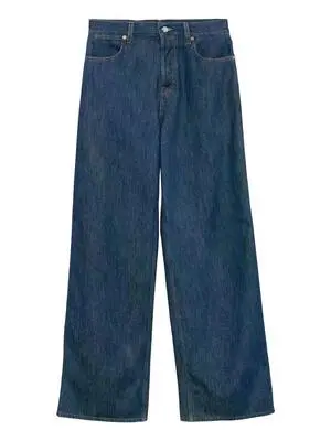 GUCCI Gucci Wide-Leg Indigo Blue Jeans