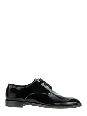 Givenchy Patent Leather Derby Shoes - Black