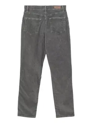 HACKETT Logo-embroidered Trousers - Grey