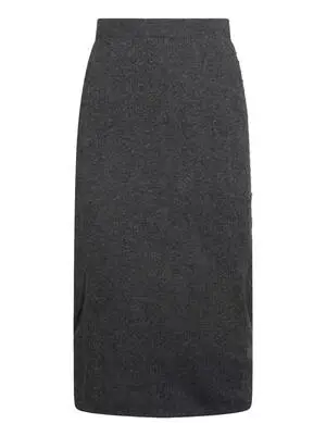 FABIANA FILIPPI Fabiana Filippi Platinum Bubble-Stitch Midi Skirt