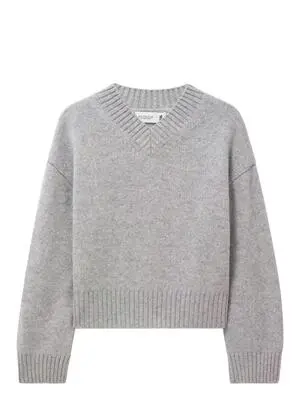 Pringle Of Scotland V-neck Cashmere Sweater - Grey