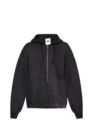 Adidas Fleece Zip-up Hoodie - Black